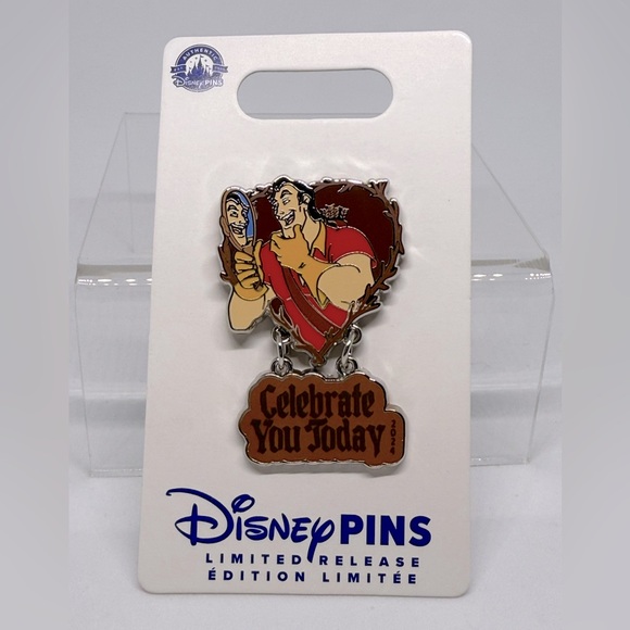 Disney | Accessories | Disney Parks Gaston Celebrate You Today Pin ...